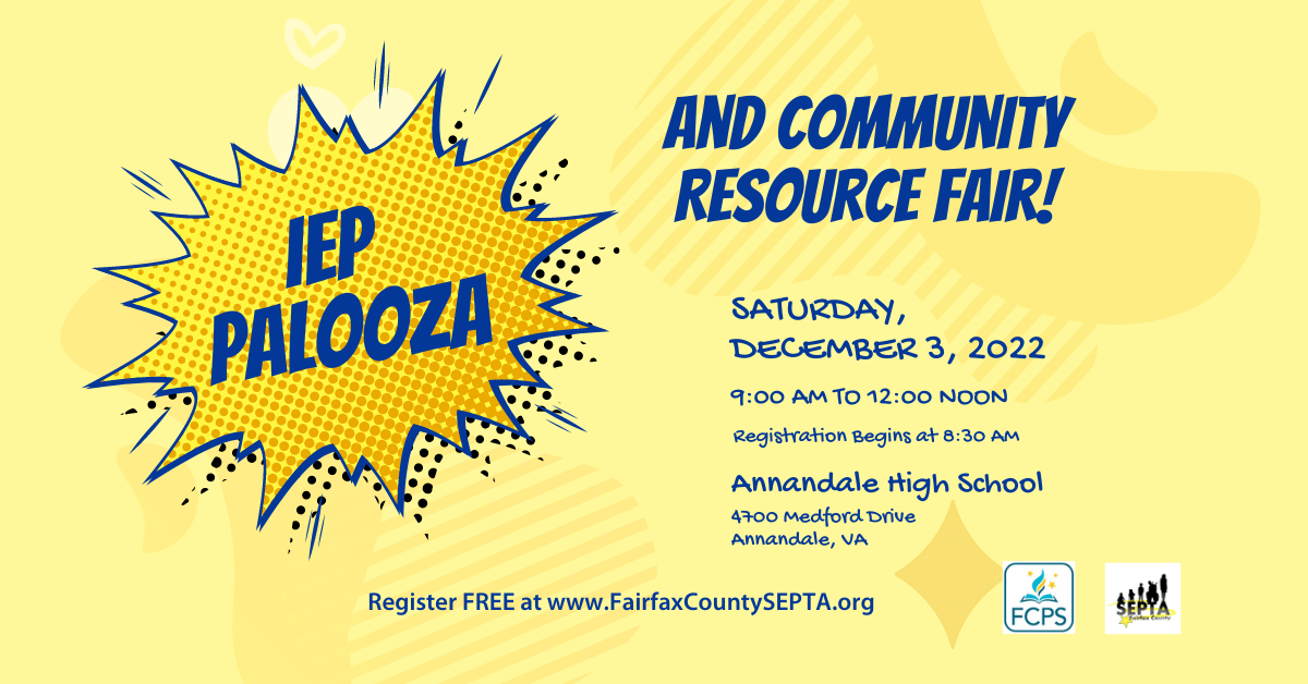 IEP Palooza! – Fairfax County Special Education PTA