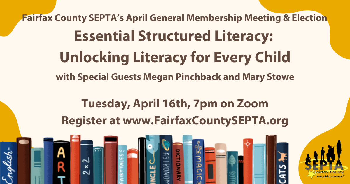 April Meeting & “Essential Structured Literacy: Unlocking Literacy for ...